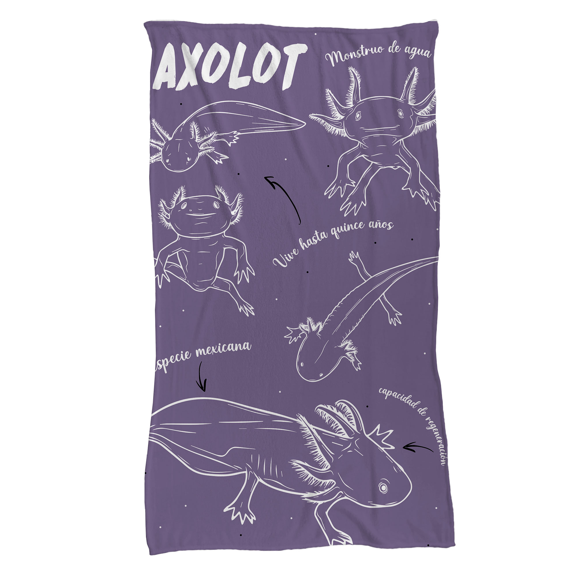 Cobija Axolot Morada - Juana Gallo